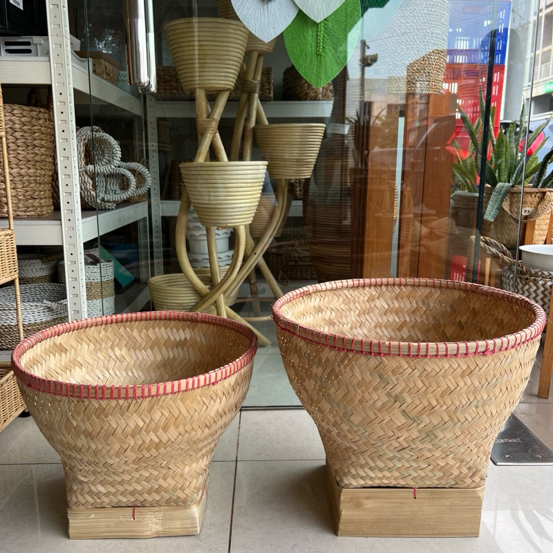 Jual BAKUL NASI BAMBU / BAKUL BAMBU / BOBOKO / KERANJANG ANYAMAN BAMBU ...