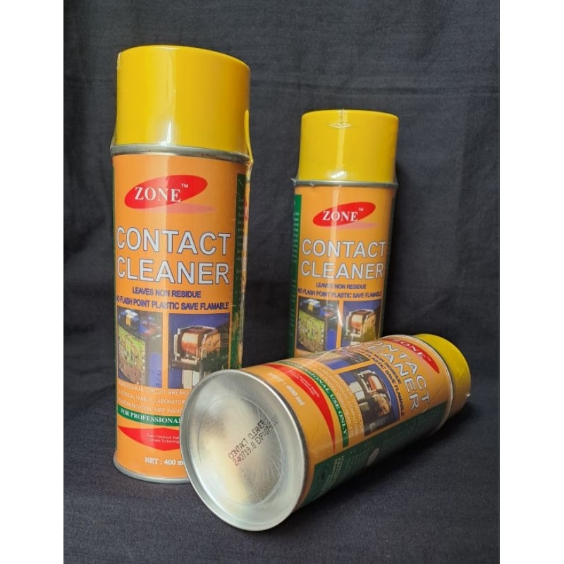 Jual ZONE CONTACT CLEANER 400ML/ Cairan Pembersih komponen kelistrikan ...