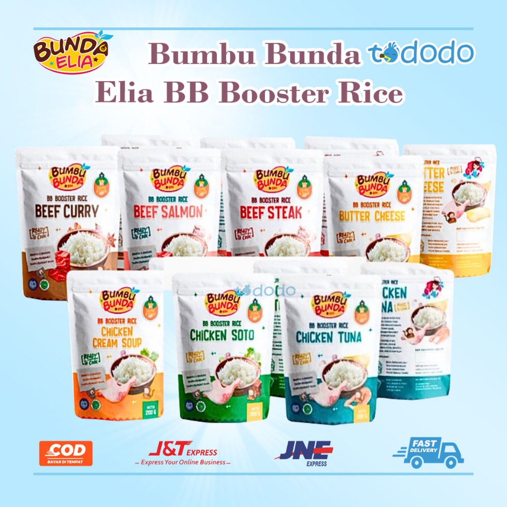 Jual Bumbu Bunda Elia Beras Mpasi BB Booster 6 Bulan - 200 gram ...