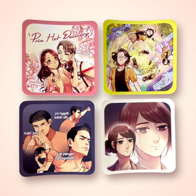 Jual Sticker Panel Komik Maghfirare | Stiker Anime Lucu Meme 10cm ...
