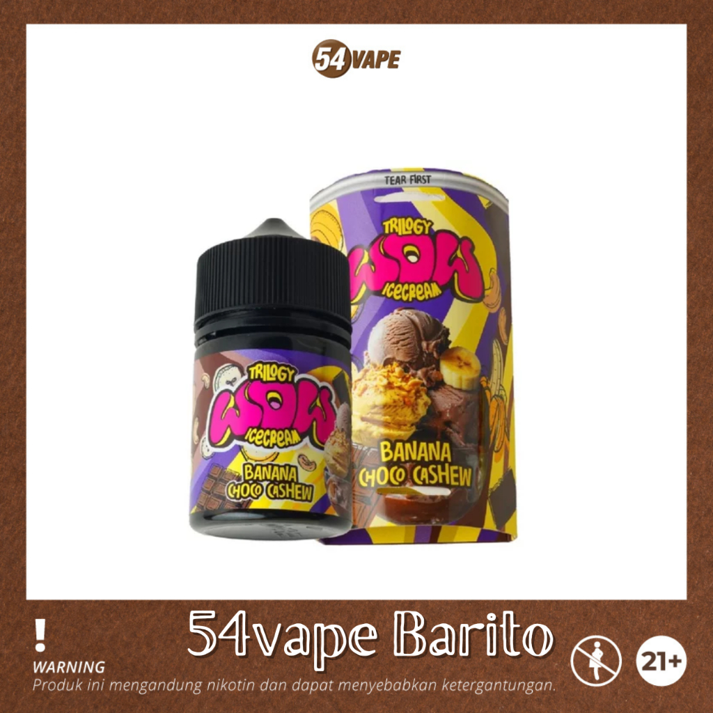 Jual Trilogy WOW v2 Choco Banana 60ml | Shopee Indonesia