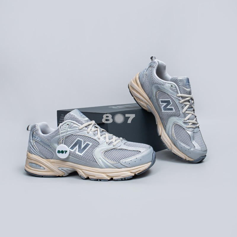 Jual New Balance 530 Vintage Silver Metallic Moonbeam | Shopee Indonesia