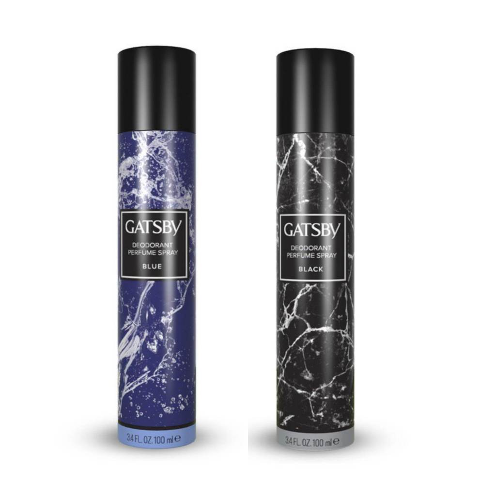 Jual Gatsby Deodorant Parfume Spray 100ml/Gatsby Kaleng Hitam dan Biru ...