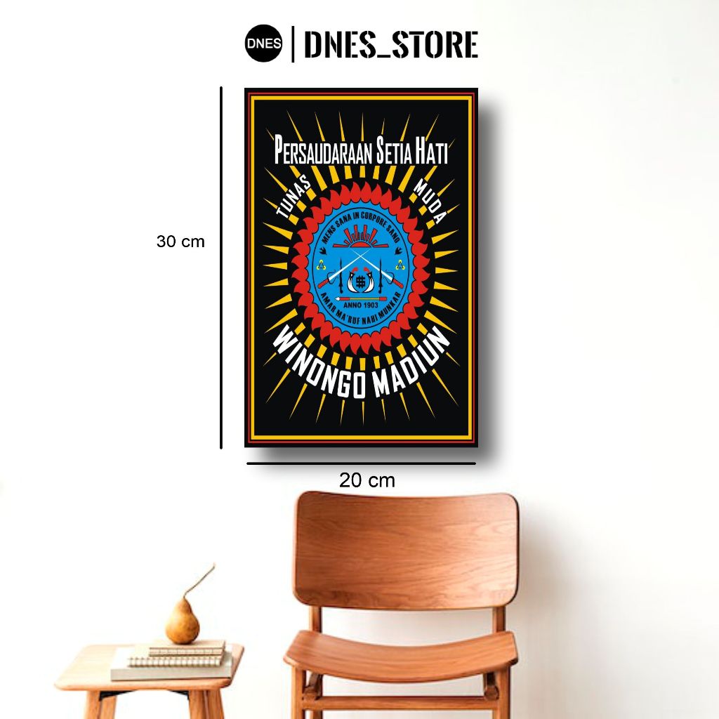 Jual Wall Decor PSHW Winongo Ukuran 30cm x 20cm Hiasan Dinding Poster ...