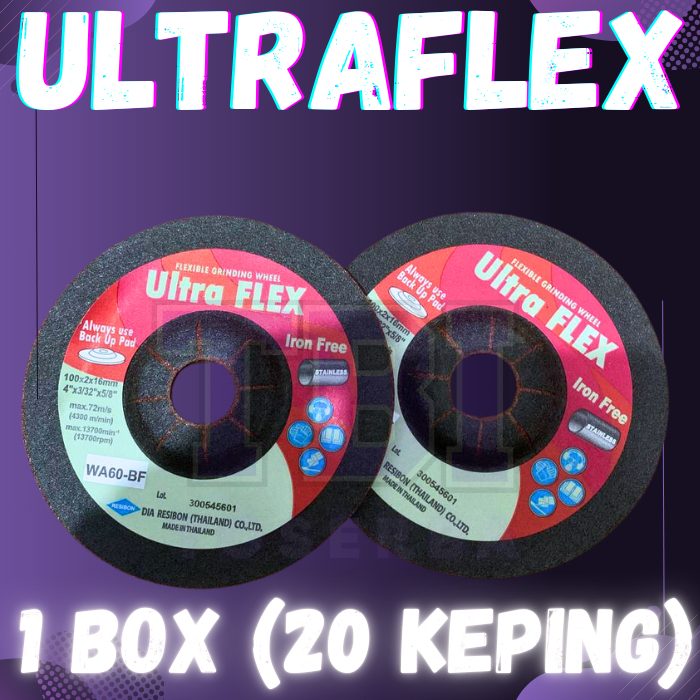 Jual Mata Gerinda Asah ULTRAFLEX WA-60 1 BOX (20 PCS) | Shopee Indonesia