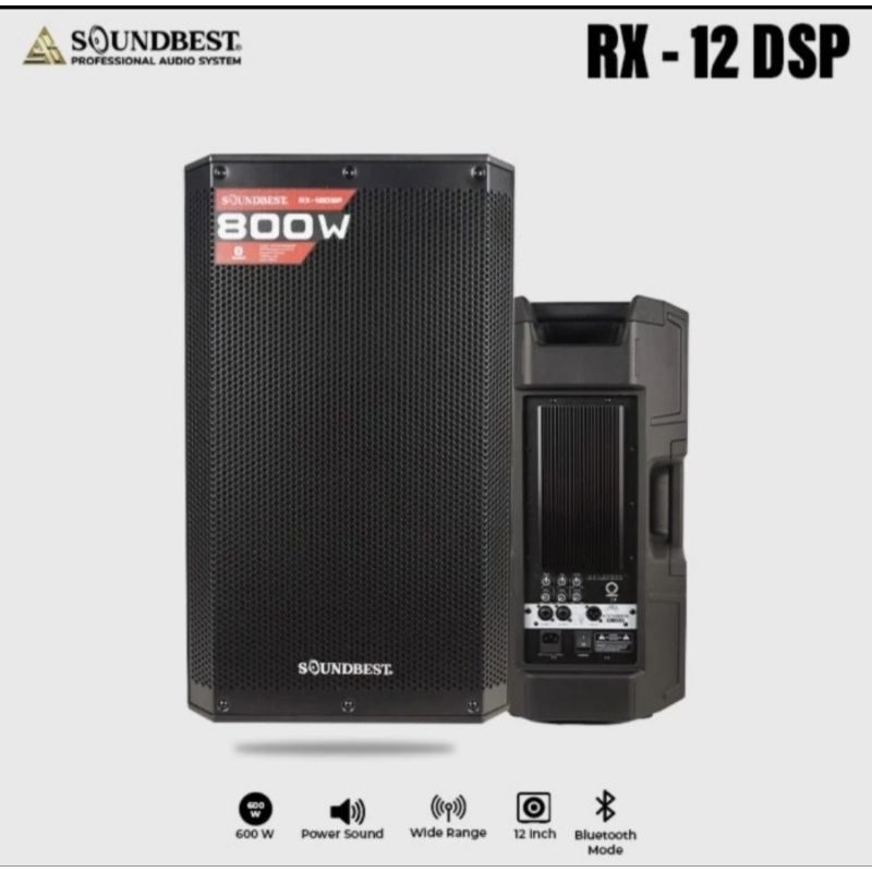 Jual Speaker Aktif Soundbest RX 12 DSP Original 12 inch Active RX12 DSP | Shopee Indonesia