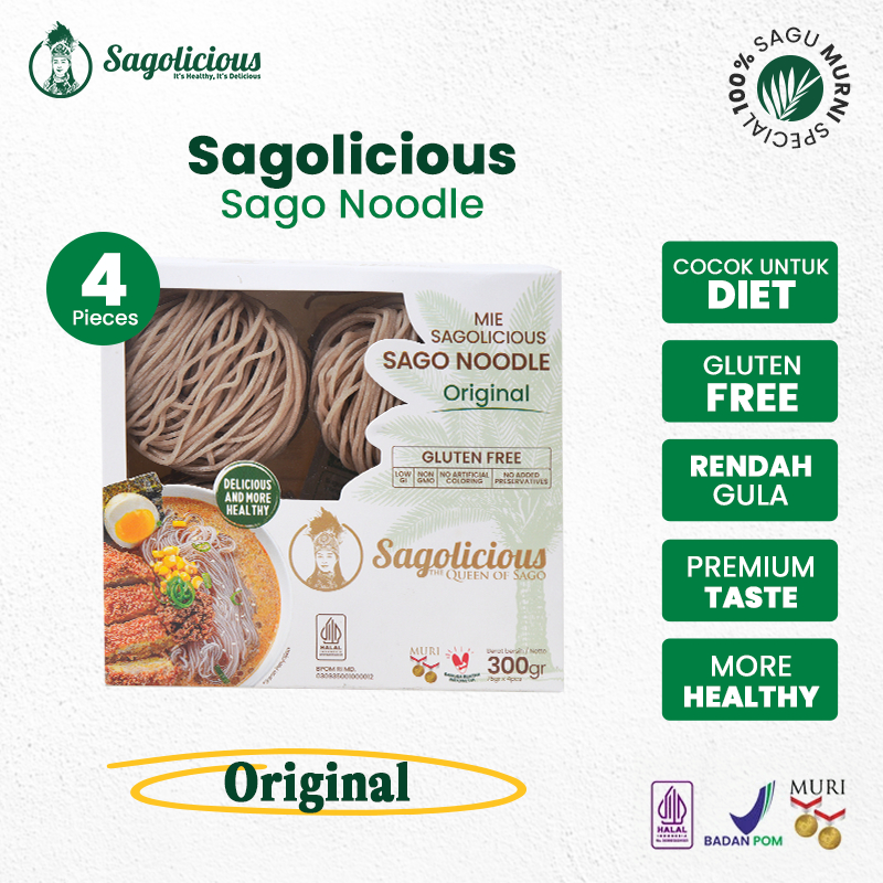 Jual Sagolicious - Mie Sagu Box Original isi 4 pcs | Shopee Indonesia