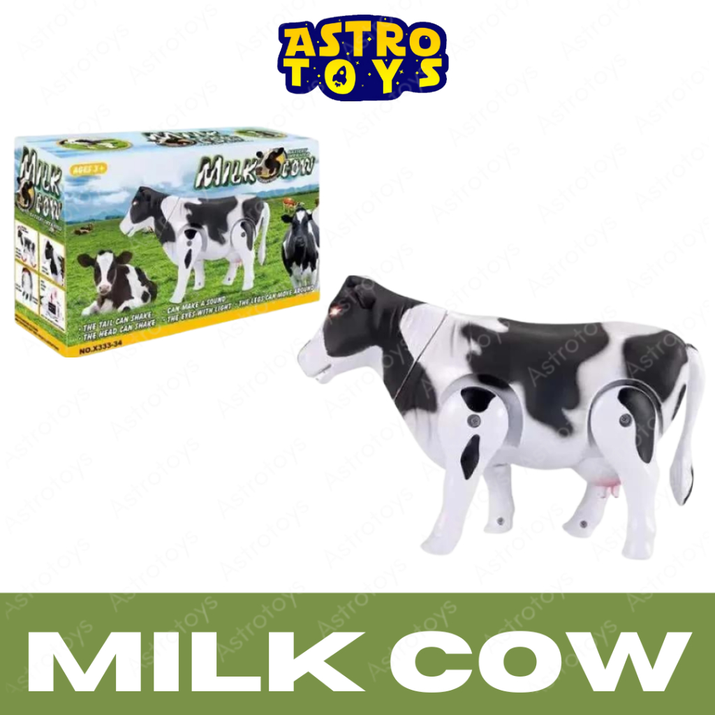 Jual Mainan Anak Hewan Animal Toy Sapi Cow Electric Bisa Jalan dan ...