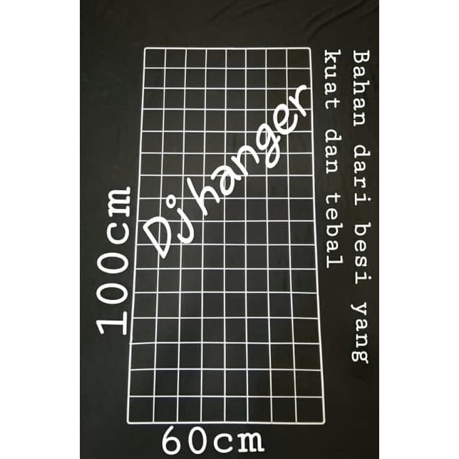 Jual LIMIT Jaring Ram Besi Dinding Ukuran 6x1cm Gantungan Ram Display ...