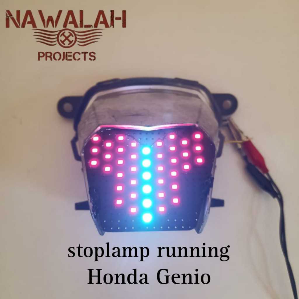 Jual STOPLAMP RUNNING GENIO 8 MODE OTOMATIS | Shopee Indonesia