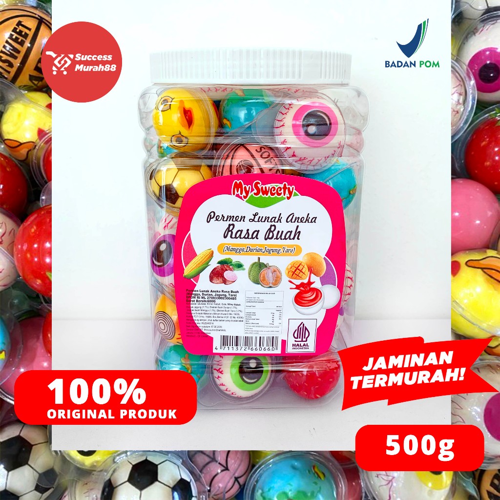 Jual PERMEN LUNAK HALAL 50PCS VIRAL TIKTOK MY SWEETY ANEKA RASA BUAH ...