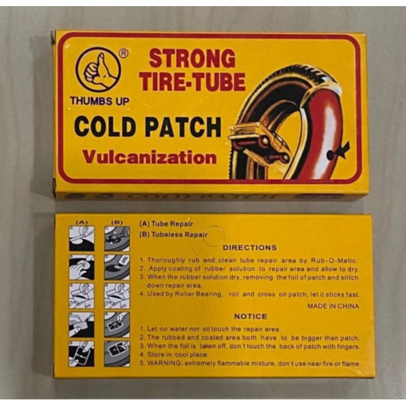 Jual lem tiptop sepeda dan kereta strong tire tube cold patch ...