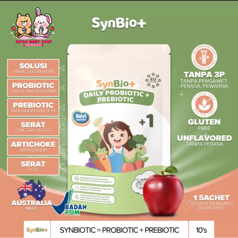 Jual Synbio+ Daily Probiotic / Probiotik Anak Sachet / Vitamin Anak ...