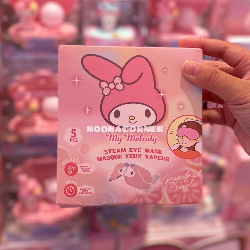 Jual Miniso x Sanrio ‼️ Steam Eye Mask (5 pcs) Sanrio My Melody Kuromi ...
