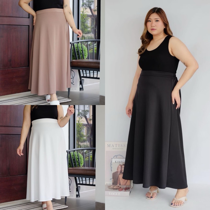 Jual BIGWELL ROK SCUBA BIG SIZE PANJANG / ROK SCUBA BIG SIZE / ROK ...