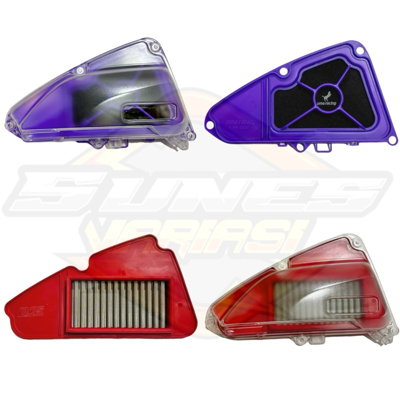 Jual Tutup Filter Transparan + Filter Udara Import Beat Deluxe Scoopy ...