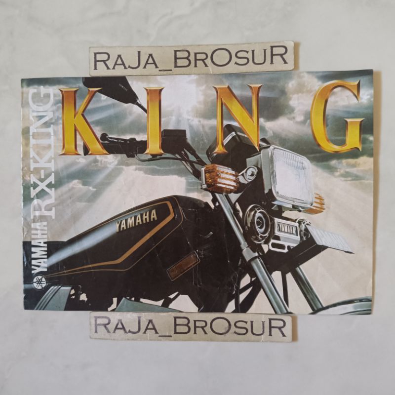 Jual Poster brosur katalog leaflet jadul lawas Yamaha RX King Cobra 29N ...