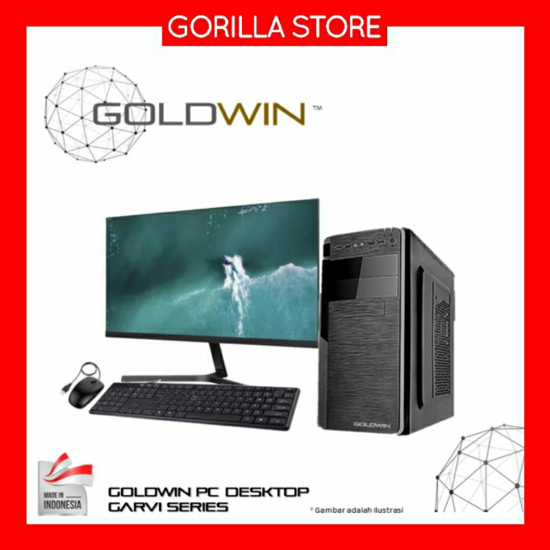 Jual GOLDWIN KOMPUTER / PC DESKTOP GARVI01-G | Shopee Indonesia
