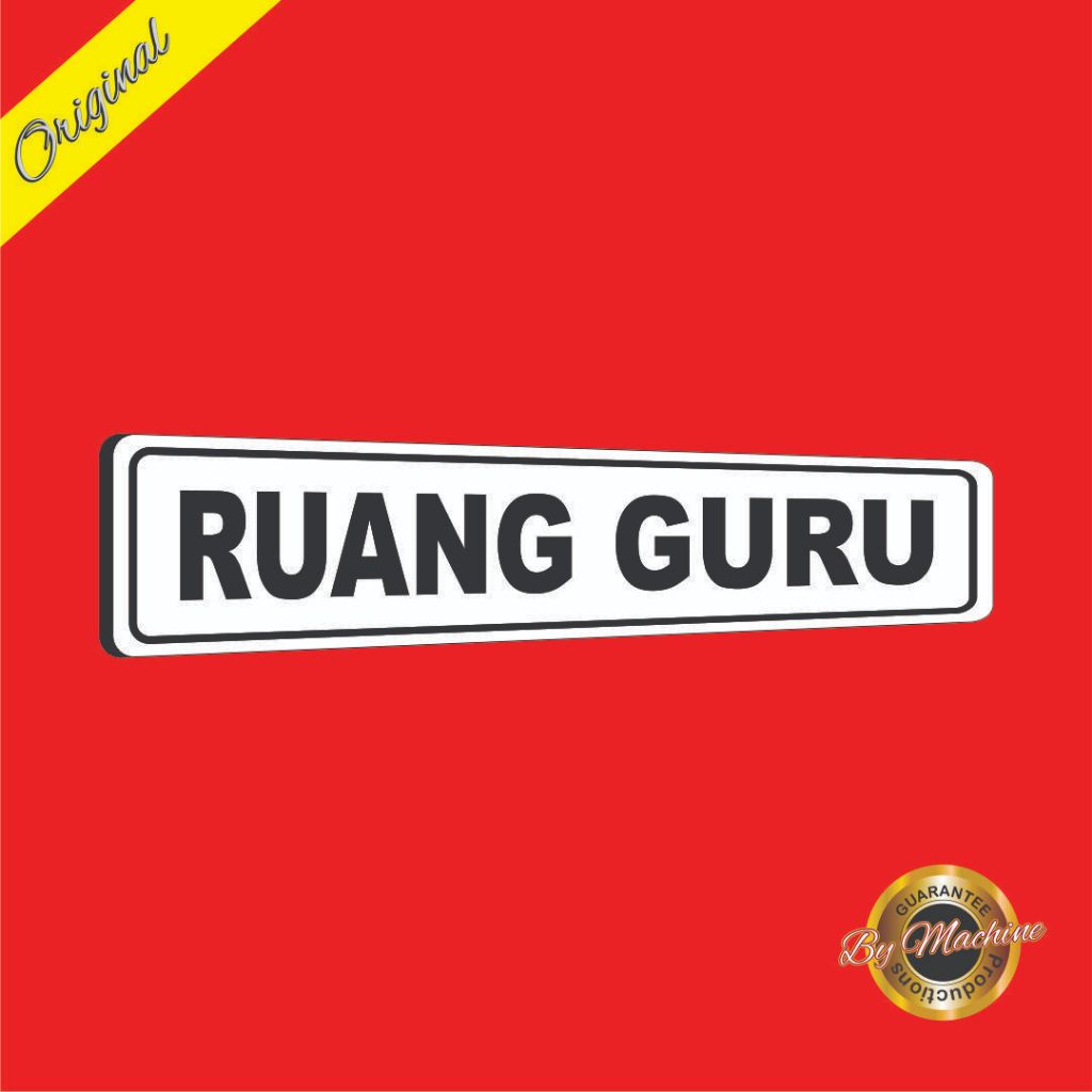 Jual PETUNJUL LABEL RUANGAN KANTOR KEPALA SEKOLAH | Shopee Indonesia