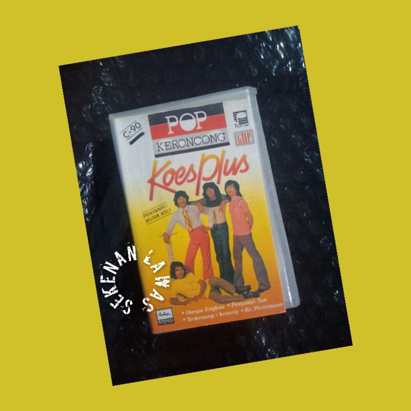 Jual Kaset Koes Plus - Pop Keroncong (Cover Dalam Ada Coretan) | Shopee ...