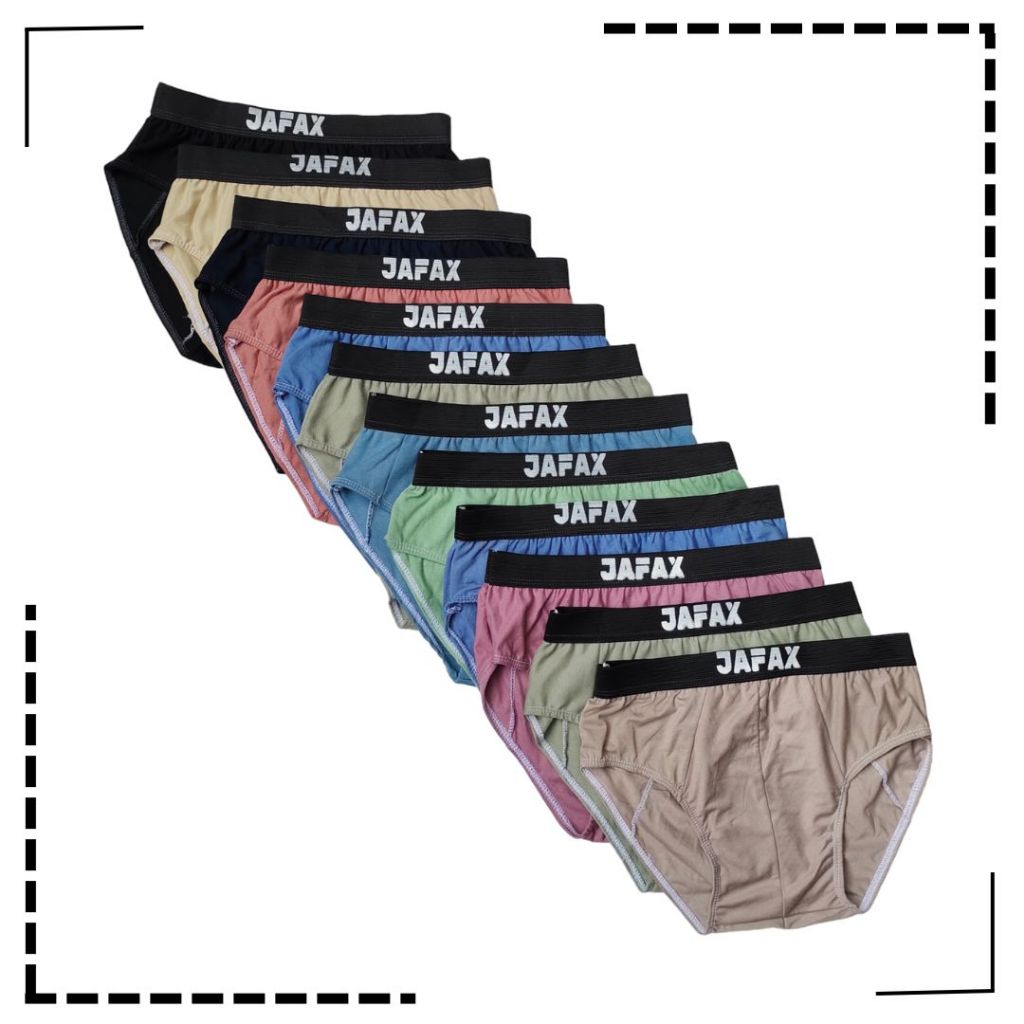 Jual JAFAX-Celana Dalam Pria Dewasa Isi Dua Belas Pcs Berkualitas Premium Katun Terbaru ( Satu ...