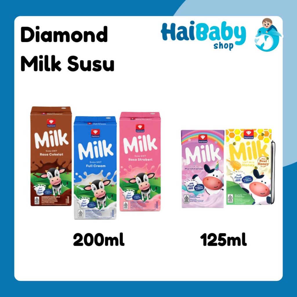 Jual DIAMOND UHT Fresh Milk SUSU UHT | Shopee Indonesia