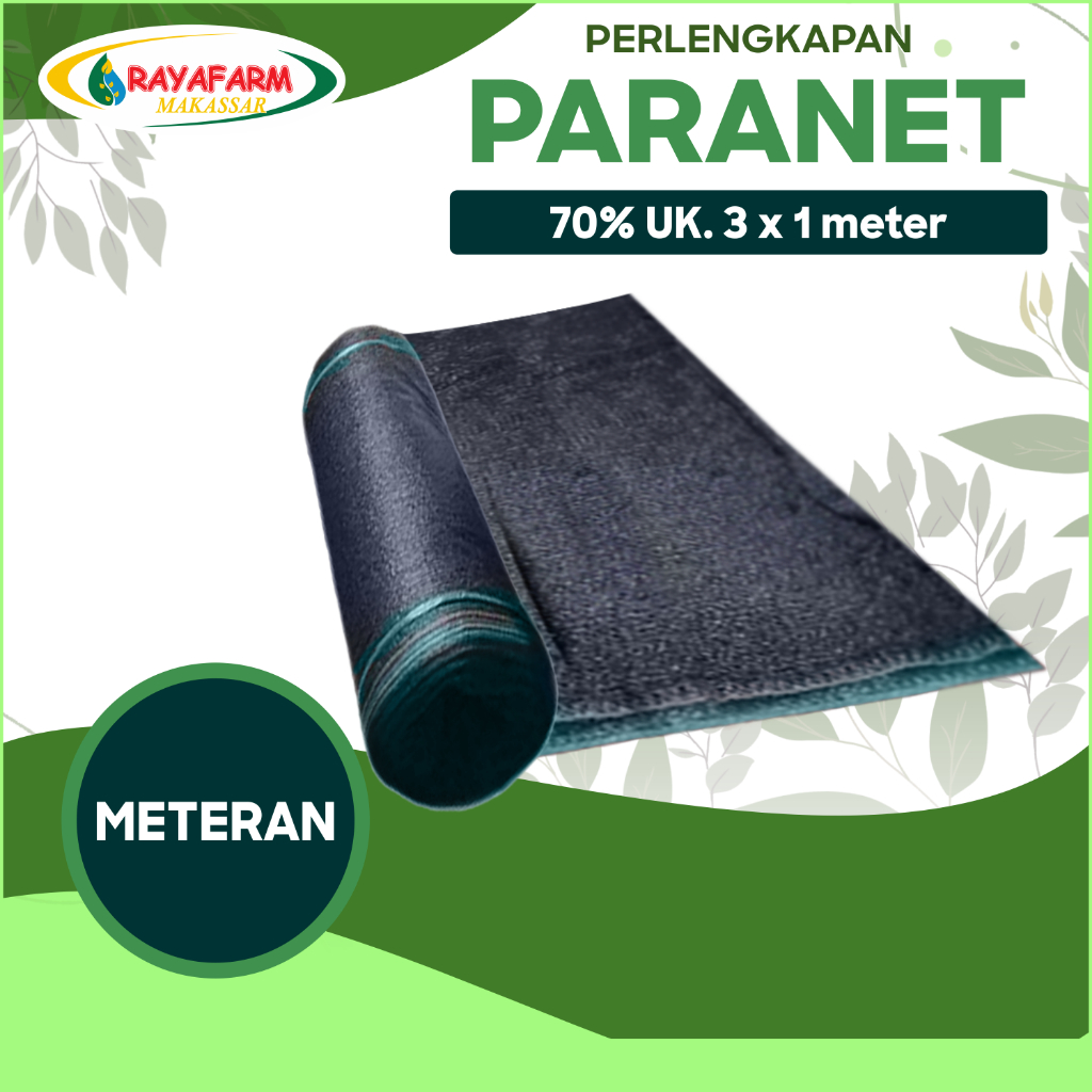 Jual Paranet / Shading Net 70% Ukuran Lebar 3 Meter ( Meteran ...