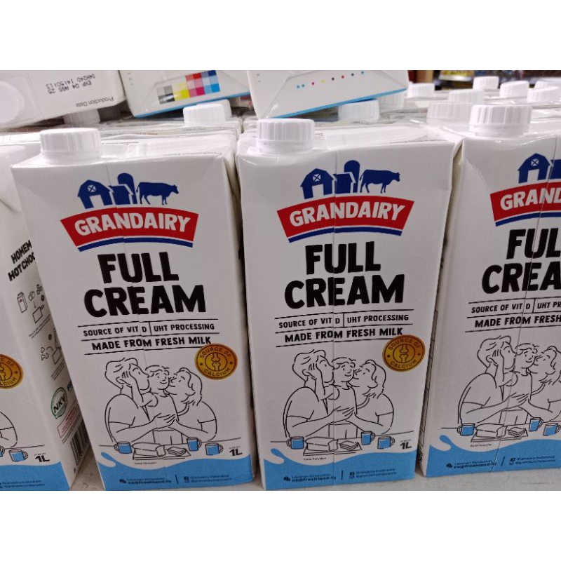 Jual GRANDAIRY full cream milk 1 liter | Shopee Indonesia