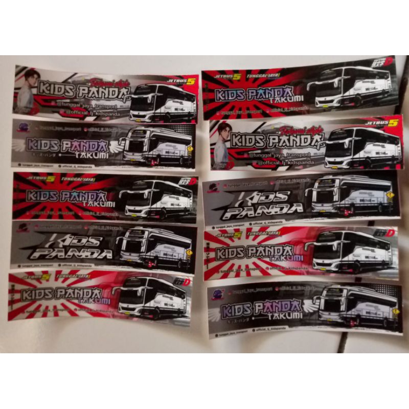 Jual stiker bis kids panda jb5 versi terbaru isi 10 stiker | Shopee ...