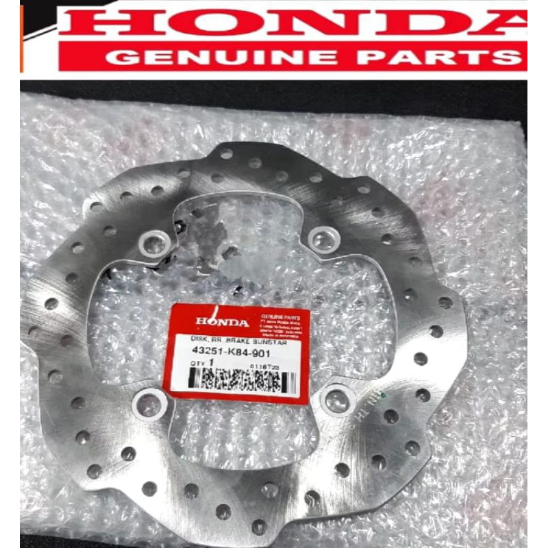 Jual 43251K84901 piringan cakram belakang disk brake CRF original ahm ...