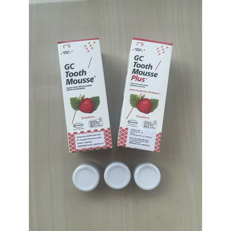 Jual ORIGINAL GC tooth mousse toothmousse share in jar 5gr 5 gram biasa ...
