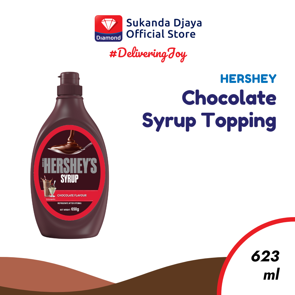 Jual Hershey's Chocolate Syrup / Sirup Coklat Topping 623 Ml | Shopee ...