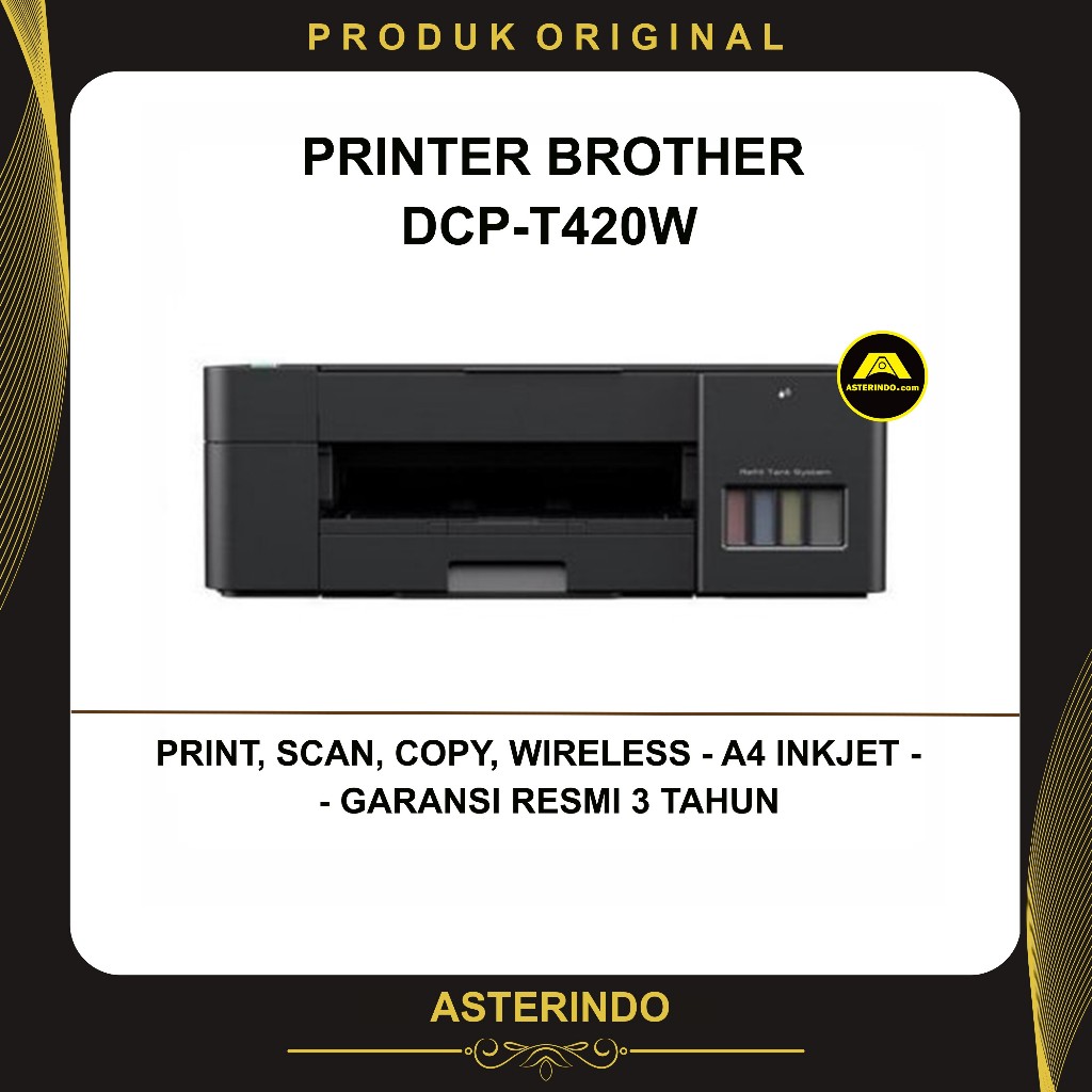 Jual Printer Brother Inkjet DCP-T420W Print Scan Copy Wireless All In ...