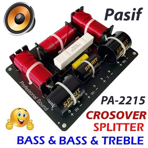 Jual Kit Crossover Pasif 3 Way PA-2215 Wofer Woofer Tweter Double Low ...