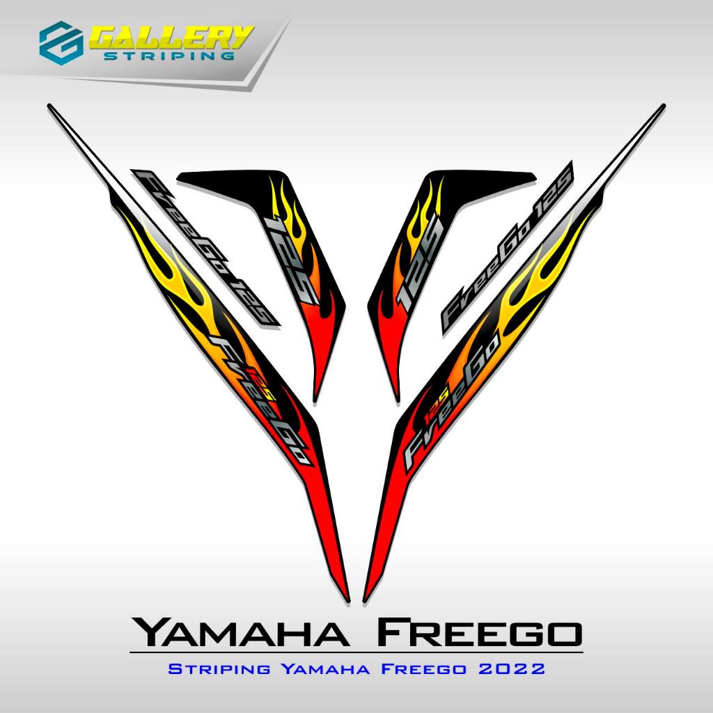 Jual STRIPING YAMAHA FREEGO MOTIF 13 / YAMAHA FREEGO / STIKER FREEGO ...