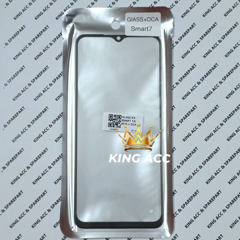 Jual KACA GLASS LCD PLUS LEM OCA INFINIX SMART 7 / X6515 | Shopee Indonesia