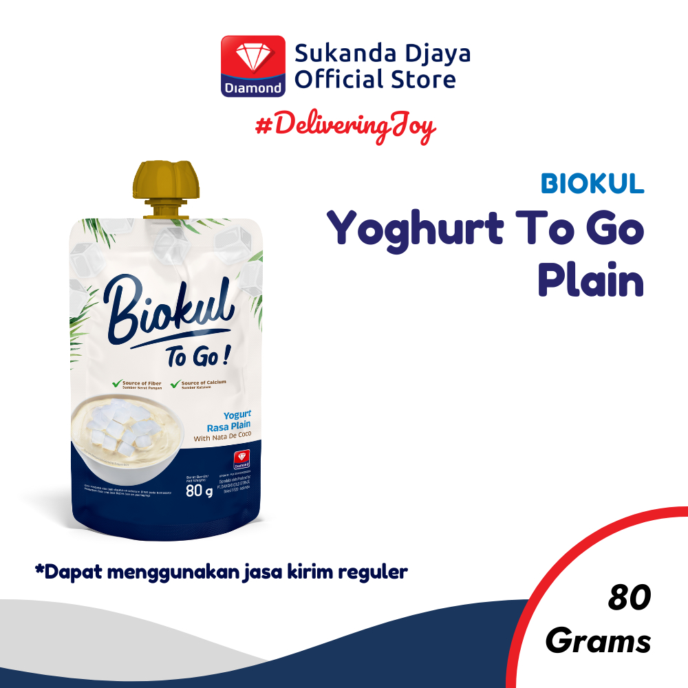 Jual Biokul Yogurt To Go Plain 80 Gr | Shopee Indonesia