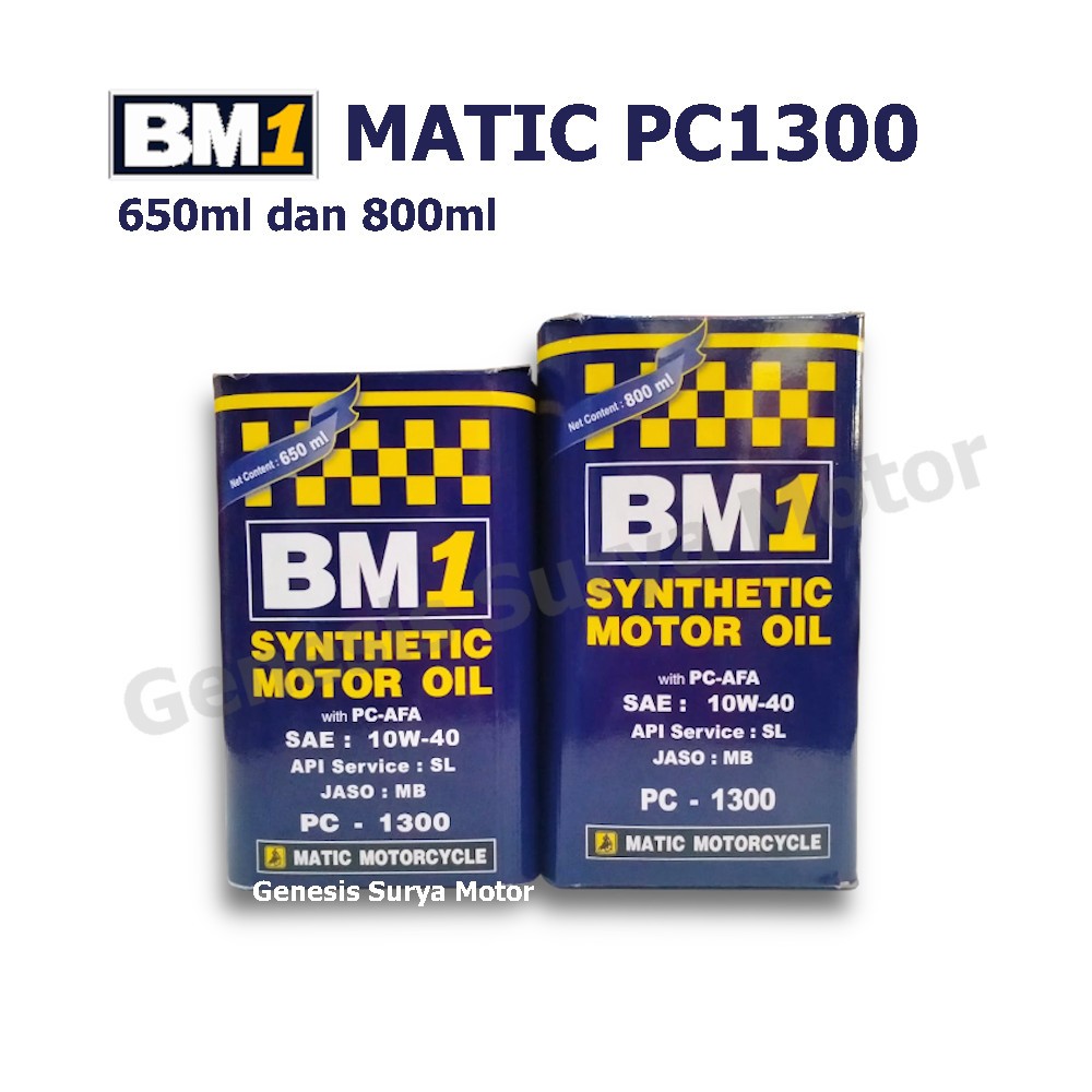 Jual Oli BM1 Matic PC1300 10W40 Pilih Variasi | Shopee Indonesia