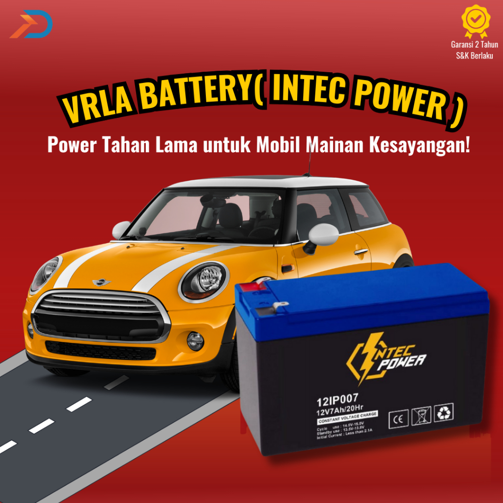 Jual Baterai VRLA 12V 7AH Intec Power – Pilihan Terbaik dengan Garansi ...