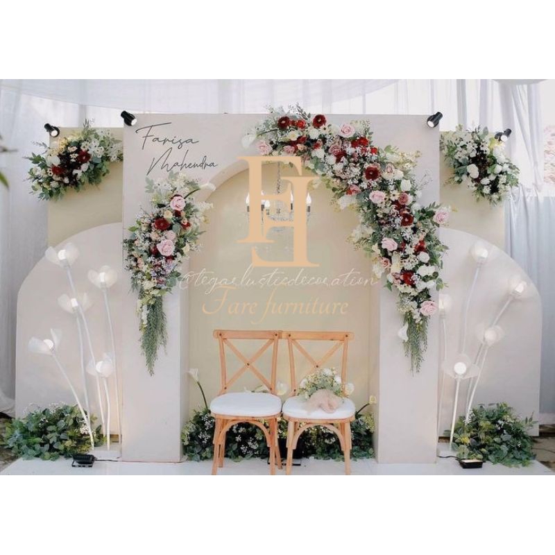 Jual BACKDROP PERNIKAHAN/BACKDROP WEDDING/BACKDROP PELAMINAN/BACKDROP ...