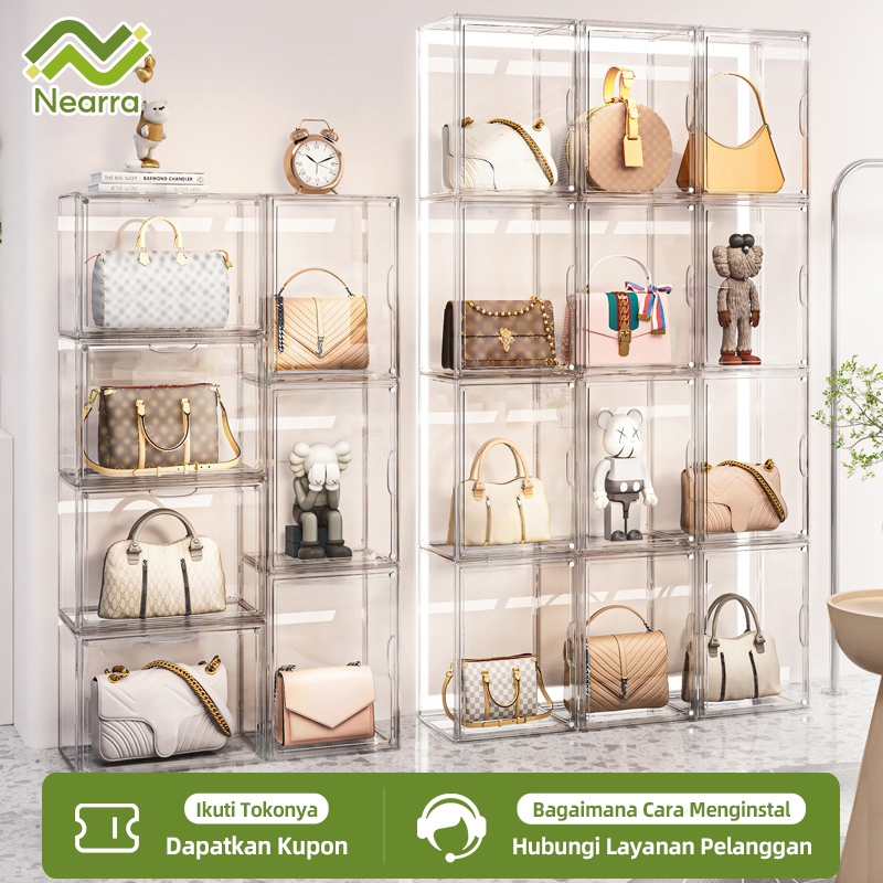 Jual Nearra Transparent Display Box XXL Transparent Storage Acrylic ...