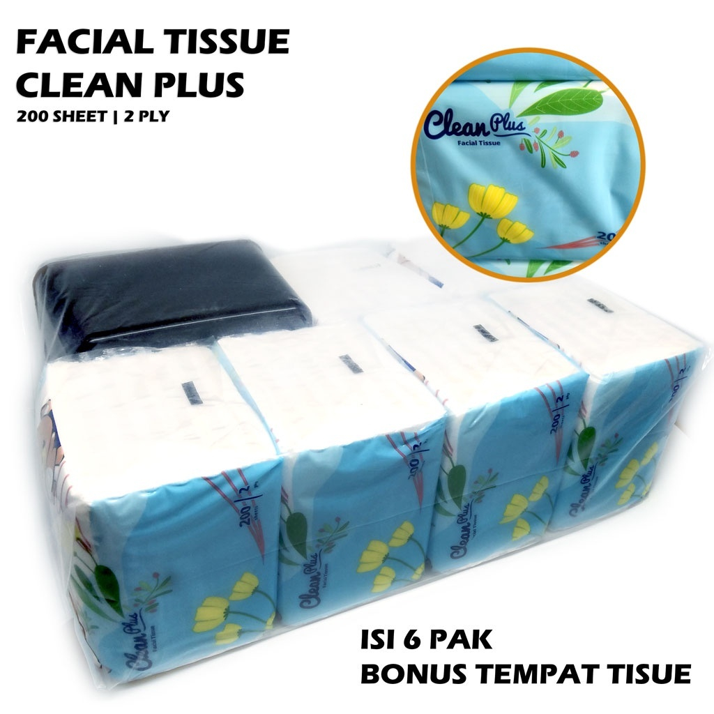 Jual Wijaya88 Tisue Clean Plus Pop up Beruang 130 sheet 2 ply (isi 6 ...