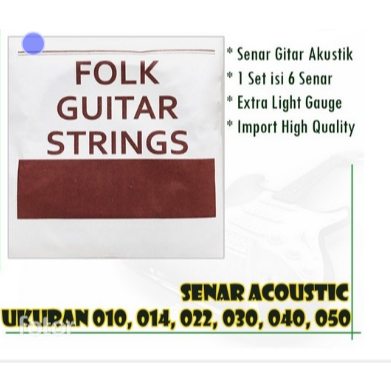 Jual SENAR GITAR KAWAT -SENAR FOLX string Akustik kawat original 100% ...