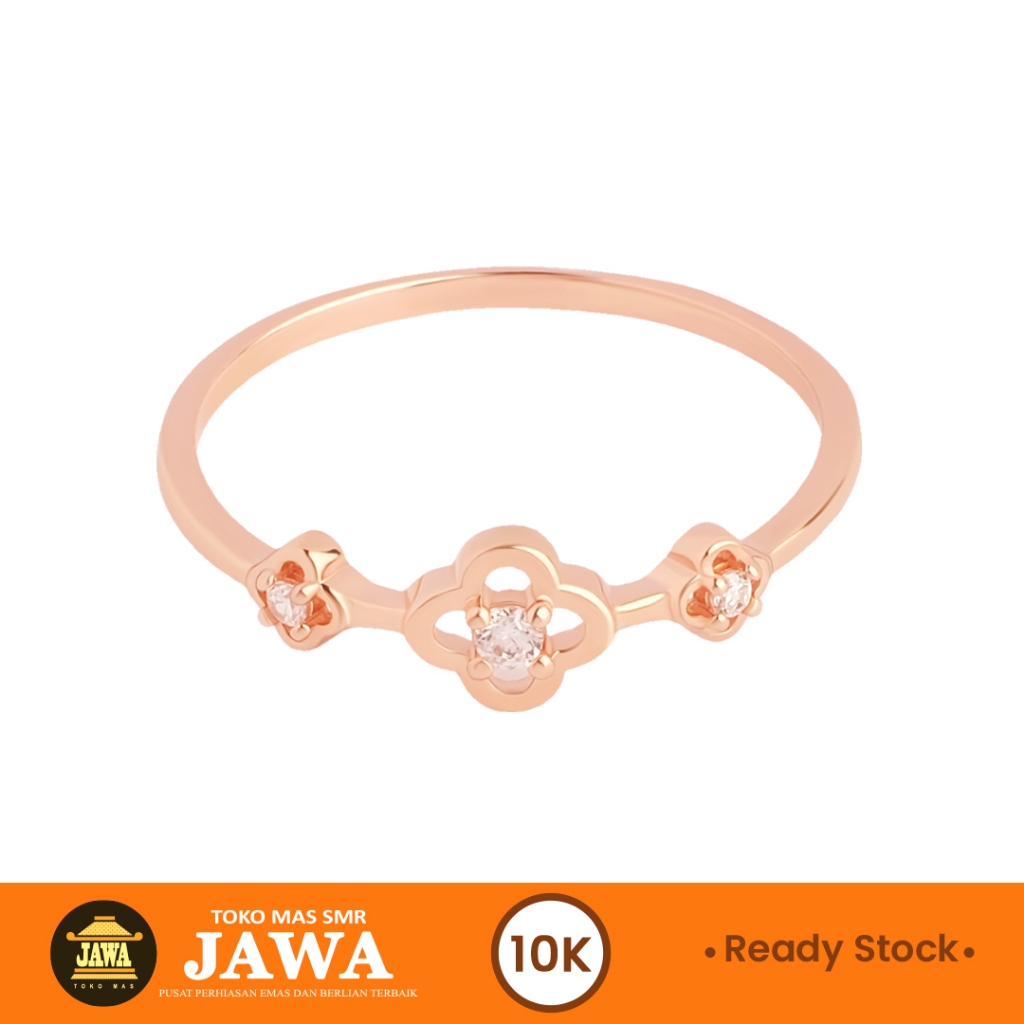 Jual Cincin Emas Florita Kadar 10K Toko Mas Jawa | Shopee Indonesia