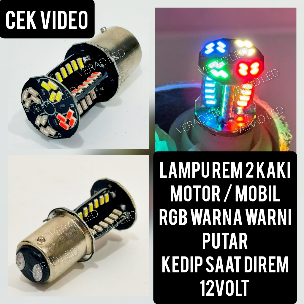 Jual Lampu Stop Lampu Rem 64 LED Putar Universal Motor Mobil 12Volt ...