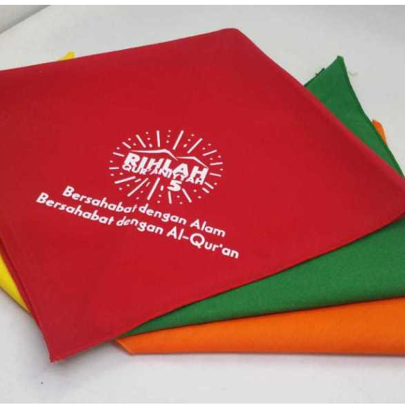 Jual Slayer Segitiga Syal Bandana Iket Kepala Sablon80x110x80 Panitia ...