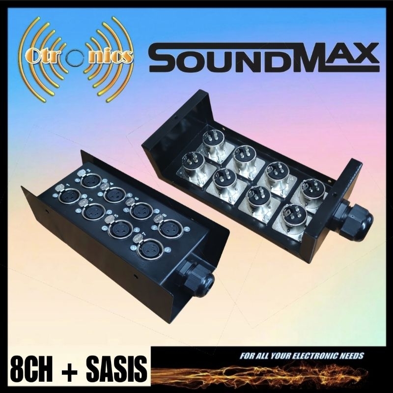 Jual Snake Box 8 Channel Terminal Kabel Snake 8ch Plat Black | Shopee ...