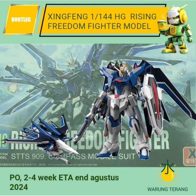 Jual Xingfeng she atau duijue 1/144 HG Rising Freedom Fighter Model Kit ...