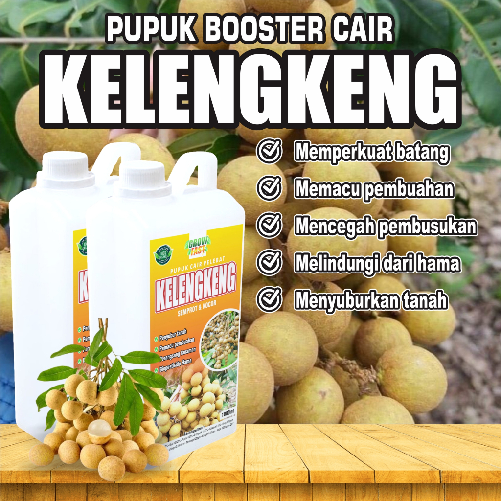 Jual Pupuk Booster Kelengkeng 1 liter pupuk pemacu pembuahan dan pembungaan pohon kelengkeng ...