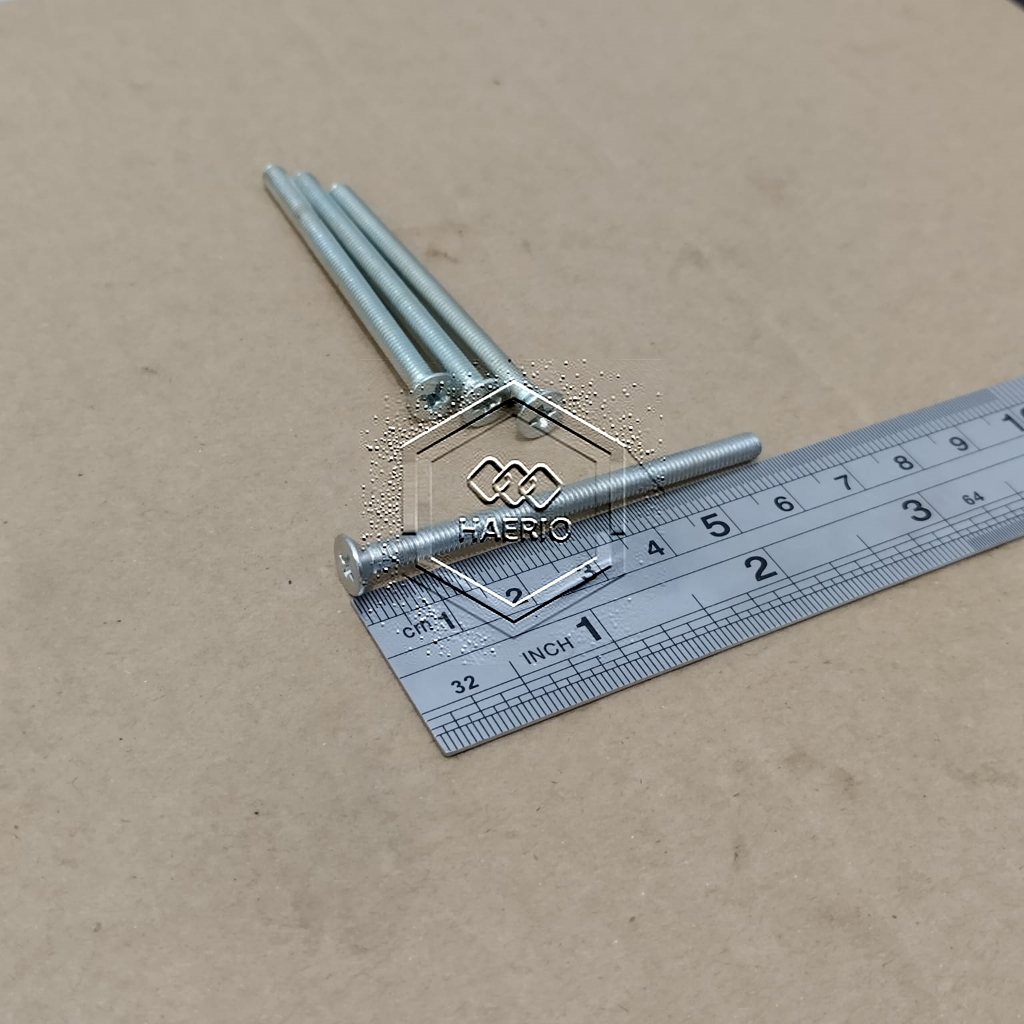 Jual BAUT JF M4X60 FLAT HEAD SEKRUP M4 X 60 PANJANG 6CM 6 CM BAUD 4X60 4 X 60 MM 60MM OBENG PLUS ...